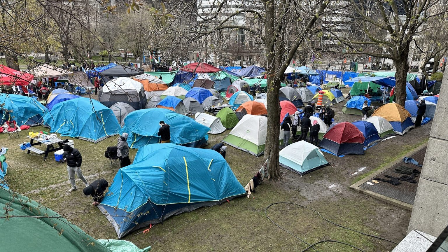 Montreal police have been asked by McGill to dismantle pro-Palestinian ...